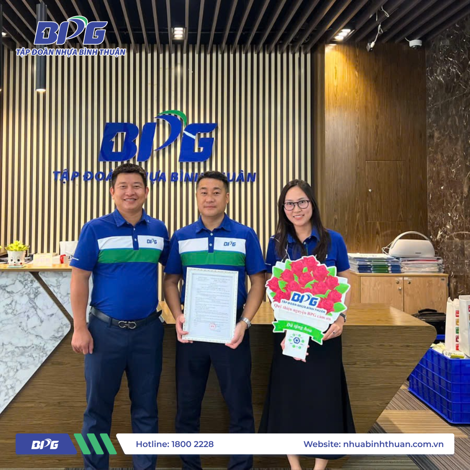 SENIOR EXECUTIVE APPOINTMENT CEREMONY AT BINH THUAN PLASTIC GROUP - Binh Thuan Plastic Group